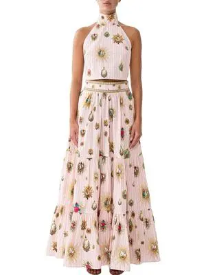 Camilla High Waisted Tiered Skirt - Painted Prayers