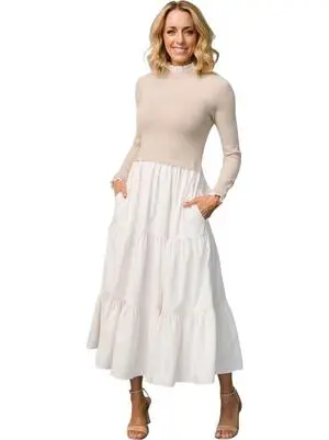 BALTIC BØRN Sophie Sweater Dress - Natural