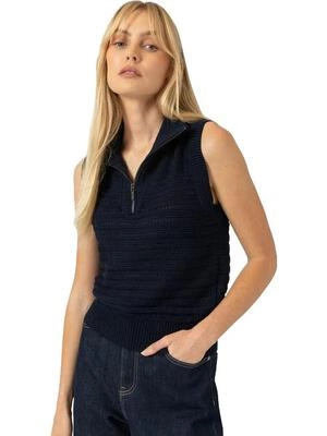 SAINT + SOFIA Ester Sleeveless Knit Navy