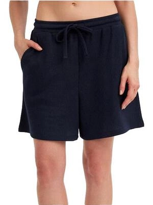BEACH LIFE BY GOTTEX Summer Lounge Waffle Shorts Navy