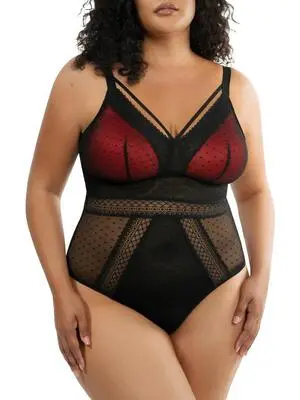 Parfait Mia Wire-free Full Bust Bodysuit - Black