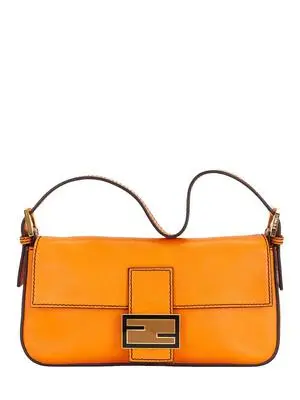 Fendi Baguette Shoulder Bag - Orange