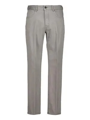 Givenchy Mid-rise Straight-fit Cotton Denim Jeans - Grey