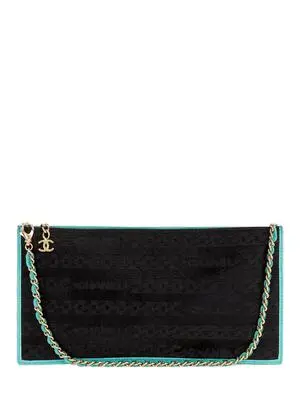 Chanel Ponyhair Pochette Shoulder Bag - Black