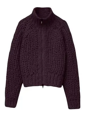 Iris Von Arnim Handknit Cardigan Heloisa - Barolo