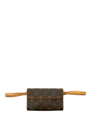 LOUIS VUITTON 2004 Monogram Pochette Florentine Belt Bag - Brown