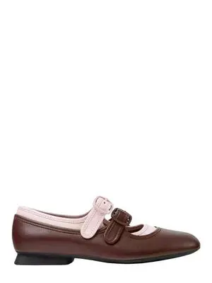Camper Casi Myra Double-strap Ballet Flats Brown