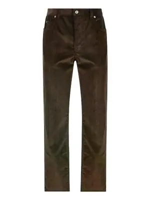 Loewe Straight-leg Corduroy Trousers - Brown