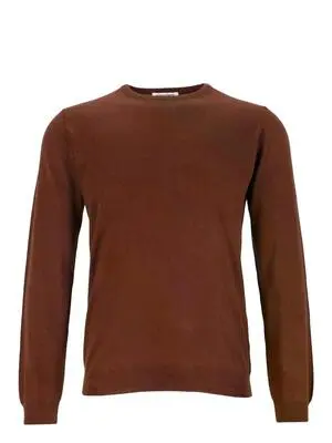 Al Duca D'aosta Crew-neck Long-sleeve Sweater - Brown