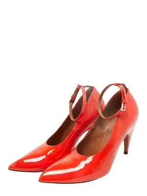 ALAÏA Ankle-strap Patent-leather Pumps