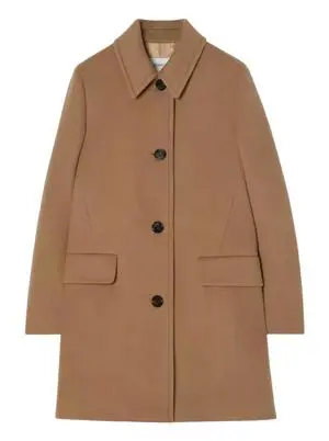 Burberry Wool Cashmere Gosford Tailored Coat - Brown