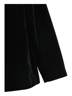 Marina Rinaldi Velvet Shawl-lapel Jacket - Black