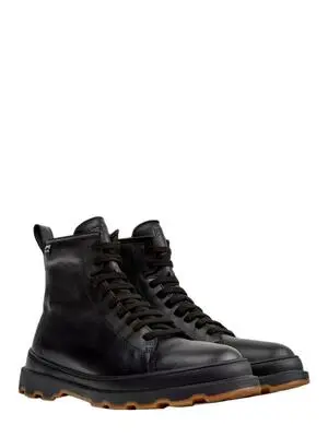 Camper Brutus Lace-up Ankle Boots - Black
