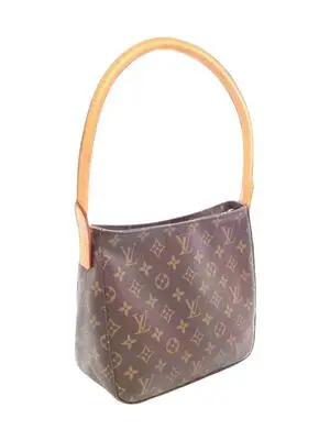 LOUIS VUITTON 2001 Mm Looping Monogram Shoulder Bag - Brown