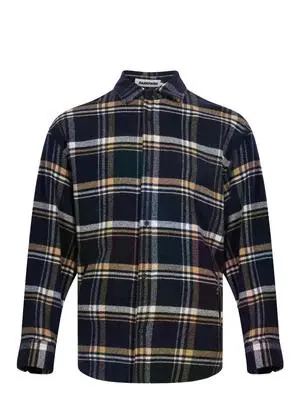 DARKPARK Check-pattern Flannel Shirt - Blue