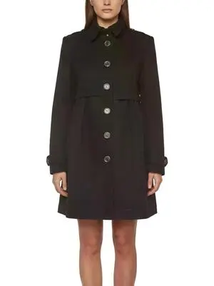 Burberry Single-breasted Coat - Black