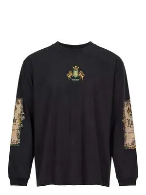 RHUDE Crest-print Long-sleeve T-shirt
