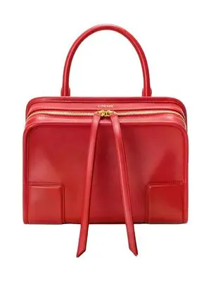 Loewe Small Amazona 180 Leather Tote Bag Red