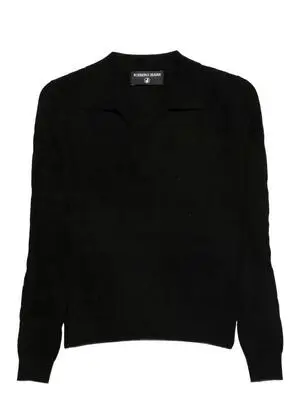 Iceberg Intarsia-knit Sweater - Black
