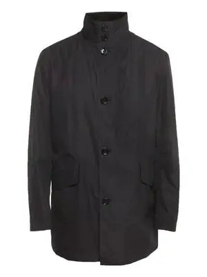 BOSS Caylen Button-up Coat - Blue