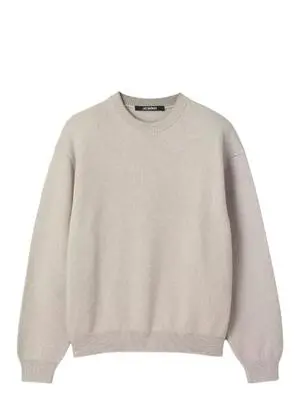Jacquemus Crew-neck Long-sleeve Sweater - Neutrals