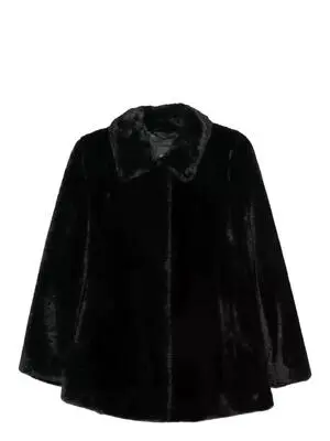 Marina Rinaldi Faux-fur Coat - Black