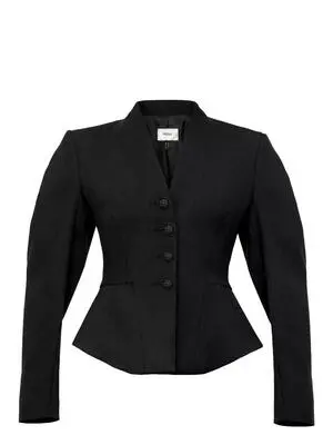 NISSA Tailored Wool V-neck Jacket