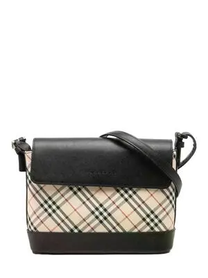 Burberry 2000-2017 Nova Check Canvas Crossbody Bag - Neutrals