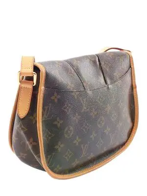 LOUIS VUITTON 2011 Pm Menilmontant Monogram Shoulder Bag - Brown