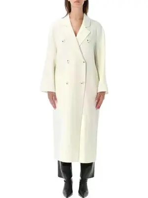 LOULOU DE SAISON Double-breasted Notched-lapel Coat
