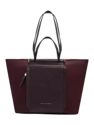 PIQUADRO Logo-plaque Shoulder Bag - Red