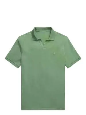 Polo Ralph Lauren Logo-embroidered V-neck Polo Shirt - Green