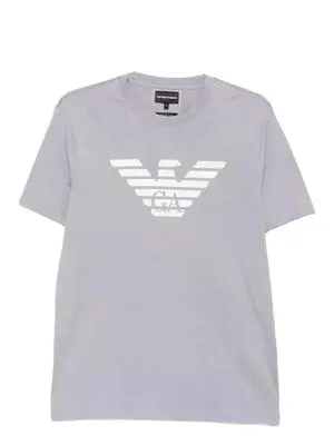 Emporio Armani Logo-print T-shirt - Grey