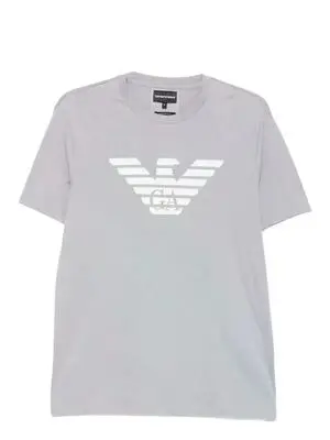 Emporio Armani Logo-print T-shirt - Grey