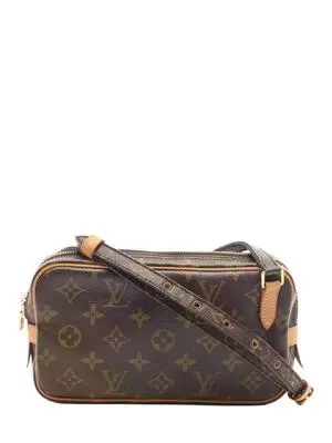 LOUIS VUITTON 2003 Monogram Marly Bandoulière Shoulder Bag - Brown