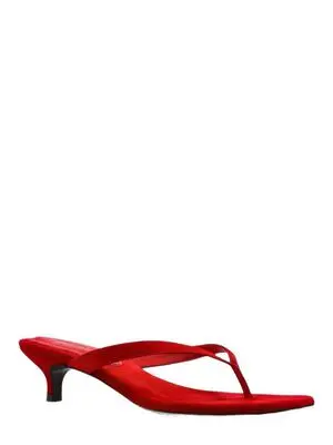 BLACK SUEDE STUDIO Kendal 35 Thong-strap Heeled Sandals