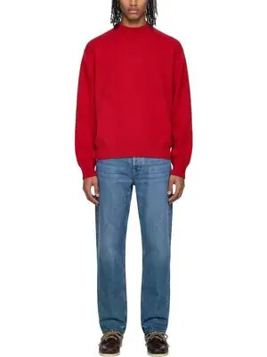 Jacquemus Embroidered Crew-neck Sweater - Red