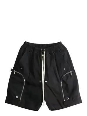 Rick Owens Bauhaus Multi-pocket Drawstring Shorts - Black