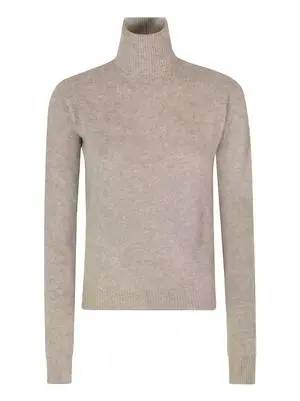 ROBERTO COLLINA Cashmere Roll-neck Sweater - Neutrals