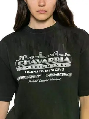 WILLY CHAVARRIA Brava Graphic-print T-shirt - Black