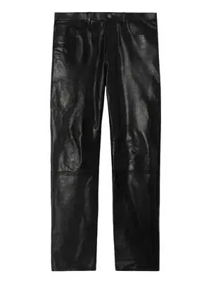 BURBERRY Leather Trousers