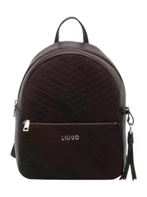 Liu Jo Chevron-quilted Tassel Backpack - Red