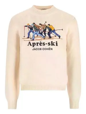 Jacob Cohen Embroidered Sweater - Neutrals