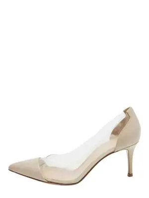 GIANVITO ROSSI Plexi Point-toe Heeled Pumps