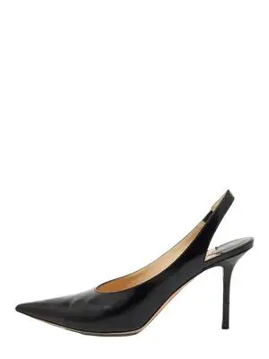JIMMY CHOO Ivy Slingback Leather Pumps
