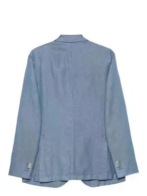 SANTANIELLO Notch-lapel Single-breasted Suit - Blue