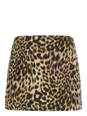 MICHAEL KORS Leopard-print Skirt