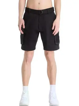Alpha Industries Mesh-panel Utility Shorts - Black