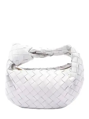 Bottega Veneta 2012-2026 Mini Nappa Intrecciato Jodie Hobo Bag White