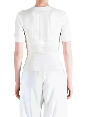 STUDIO NICHOLSON Sorin Ribbed-knit Henley T-shirt
